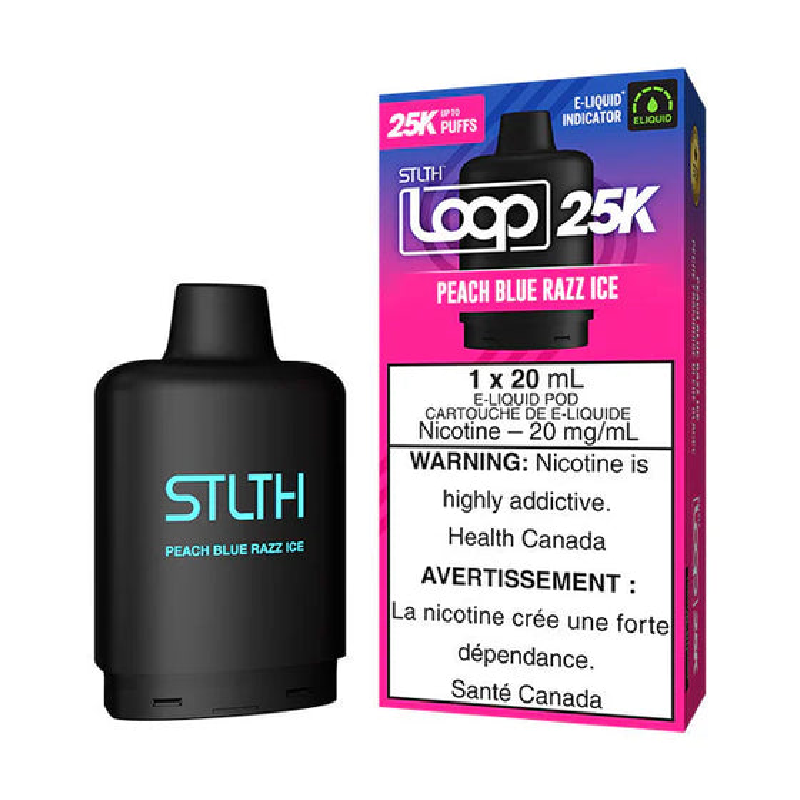 STLTH LOOP 25K – PEACH BLUE RAZZ ICE | Big Smoke Distro