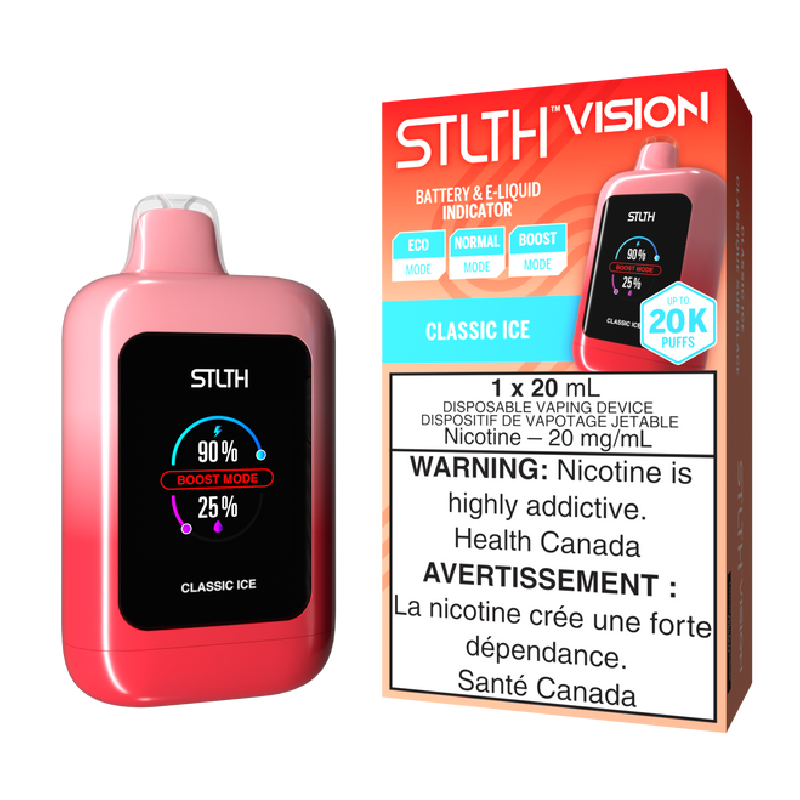 STLTH VISION 20K - CLASSIC ICE - Big Smoke Distro