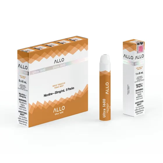 ALLO 1600 BOLD TOBACCO 5 PC Carton - Big Smoke Distro