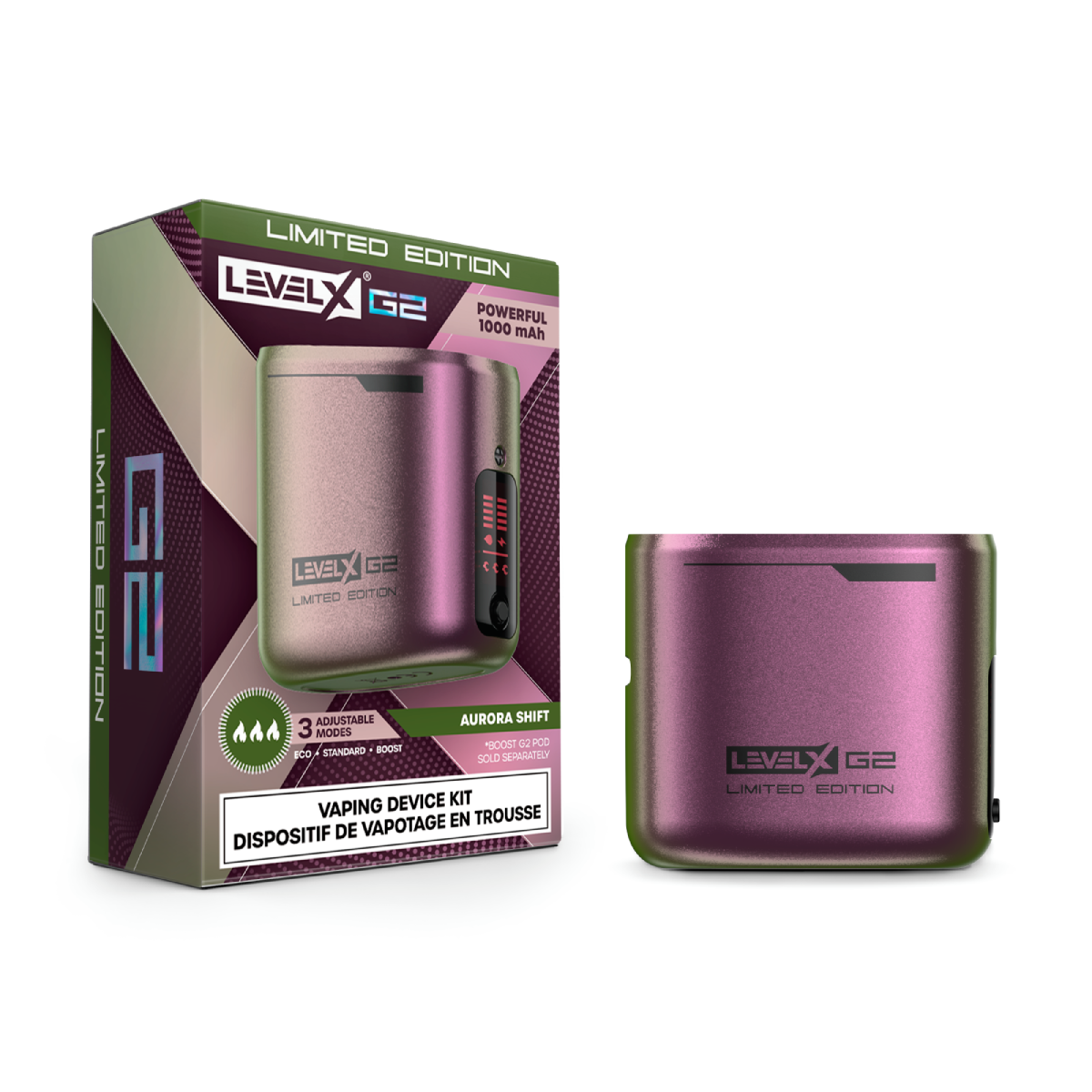 LEVEL X BOOST G2 BASE 1000 DEVICE KIT LIMITED EDITION - AURORA SHIFT ...
